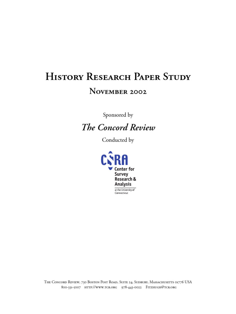 2002 History Paper Study | PDF | Advanced Placement | Sampling (Statistics)