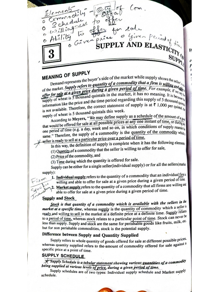 BE Unit II - Supply | PDF