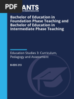 UJ PGCE 2024 Information Booklet | PDF | Academic Degree | Pedagogy