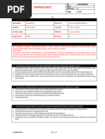 Definisi dan Tugas Office Boy (OB) | PDF
