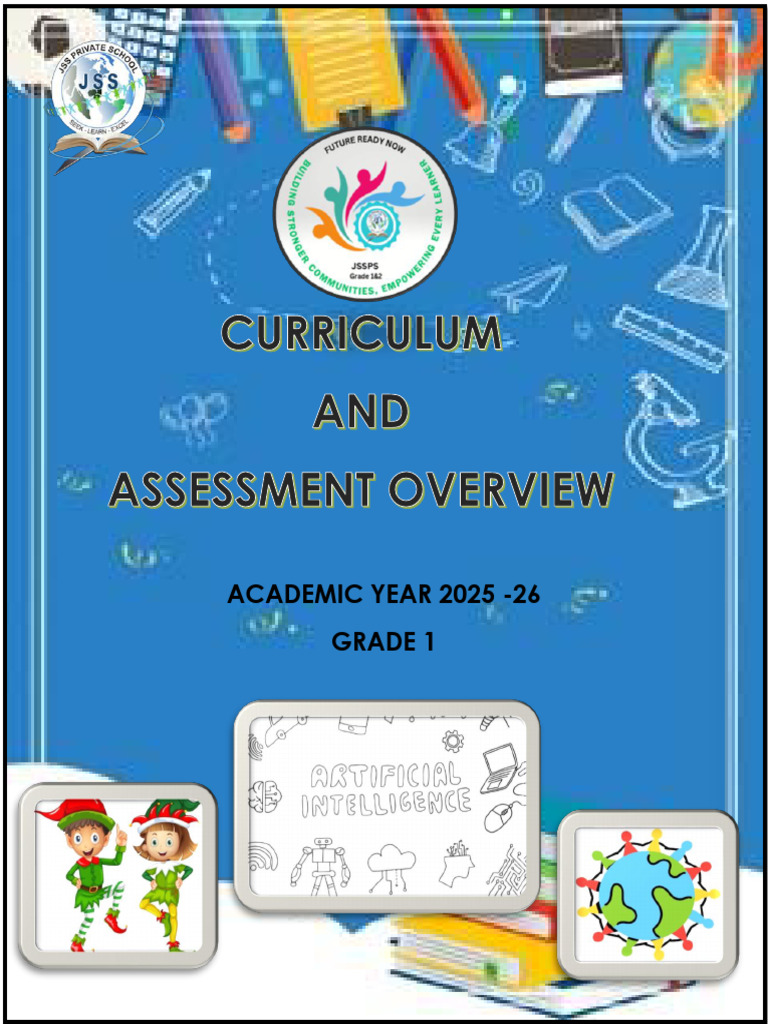 Grade 1 Curriculum Booklet 25-26 | PDF | Phonics | Learning