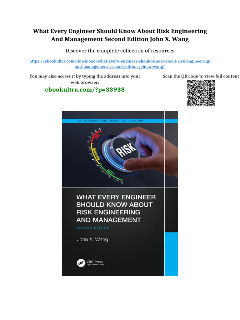 What Every Engineer Should Know About Risk Engineering and Management ...