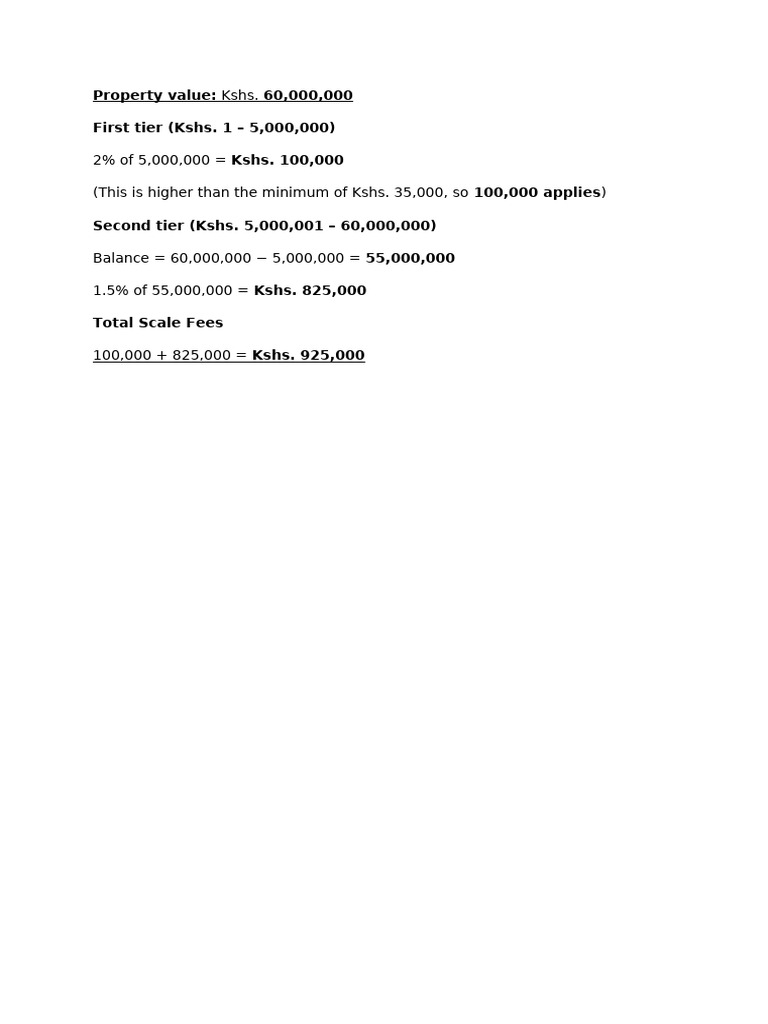 Scale Fees | PDF