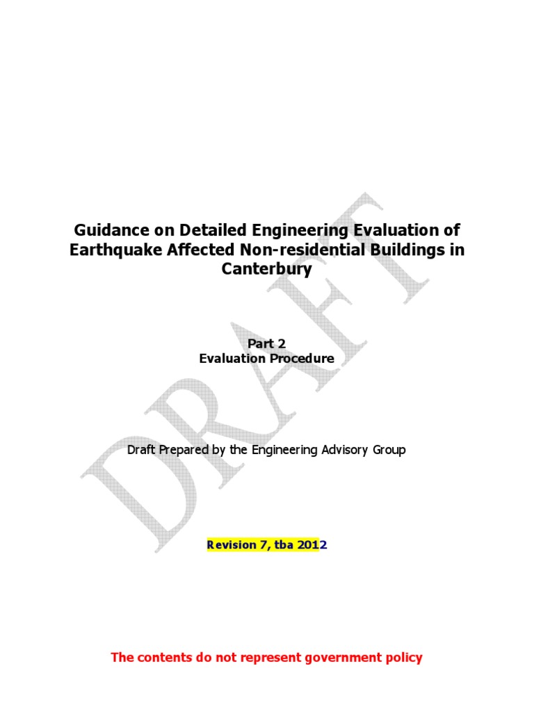 Detailed Engineering Evaluation Procedure | PDF | Geotechnical ...