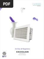 Titus 300/350 Grilles Overview | PDF | Screw | Mechanical Engineering