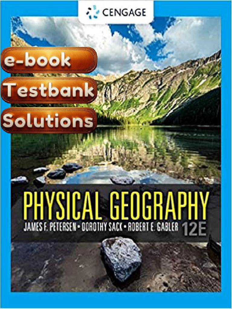 Testbank - An Introduction to Physical Geography and the Environment ...