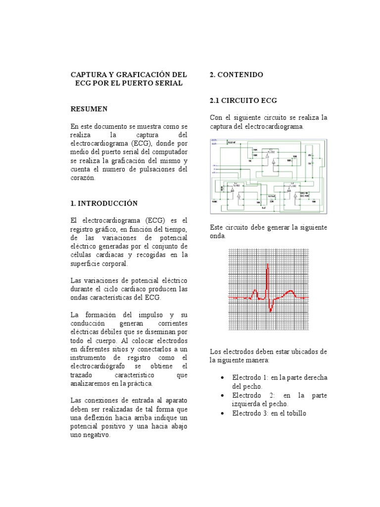 Paper Para Graficar En Java Pdf Electrocardiografia Informática 