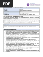 Matron Job Description and Responsibilities | PDF | Housekeeping ...