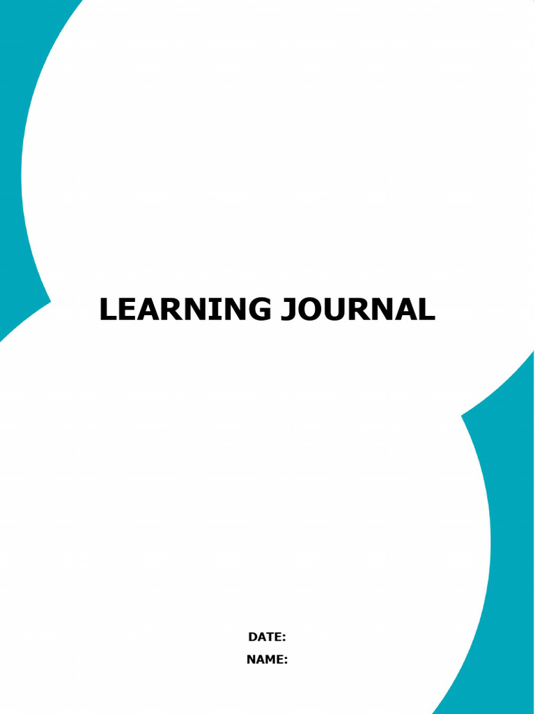 Learning Journal Template | PDF