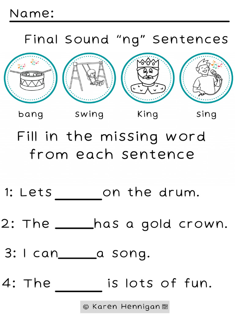 Fill in The Missing Word From Each Sentence | PDF