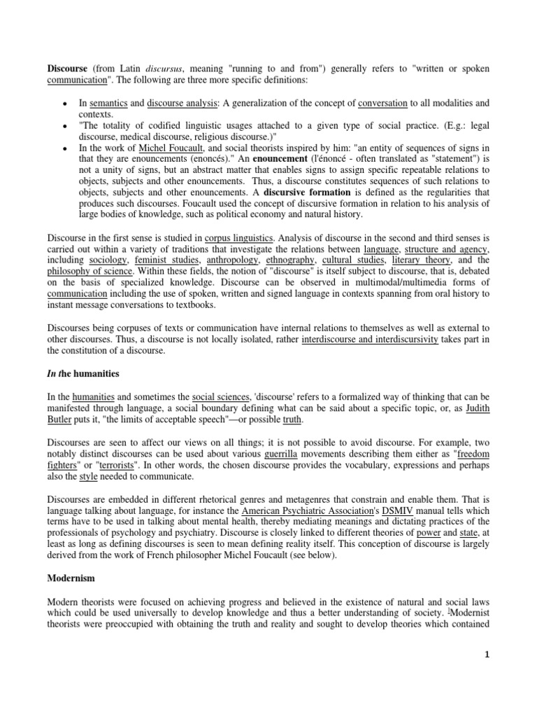 Communication Theories | PDF | Discourse | Communication