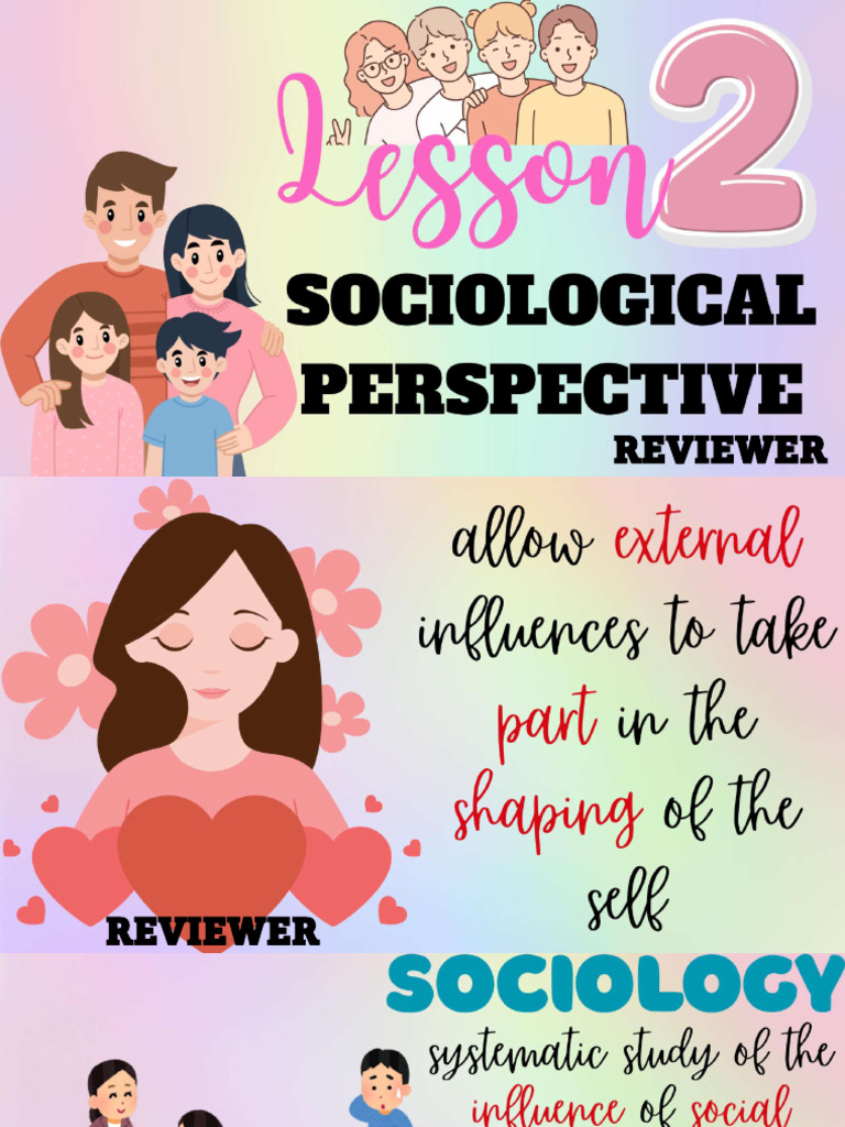 B. Lesson 2 Sociological Perspective PPT - Compressed | PDF