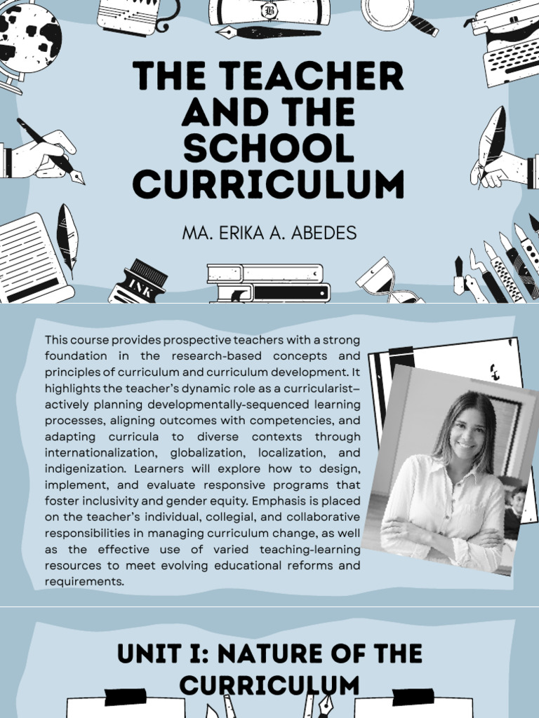The Teacher and The School Curriculum | PDF | Curriculum | Educational ...