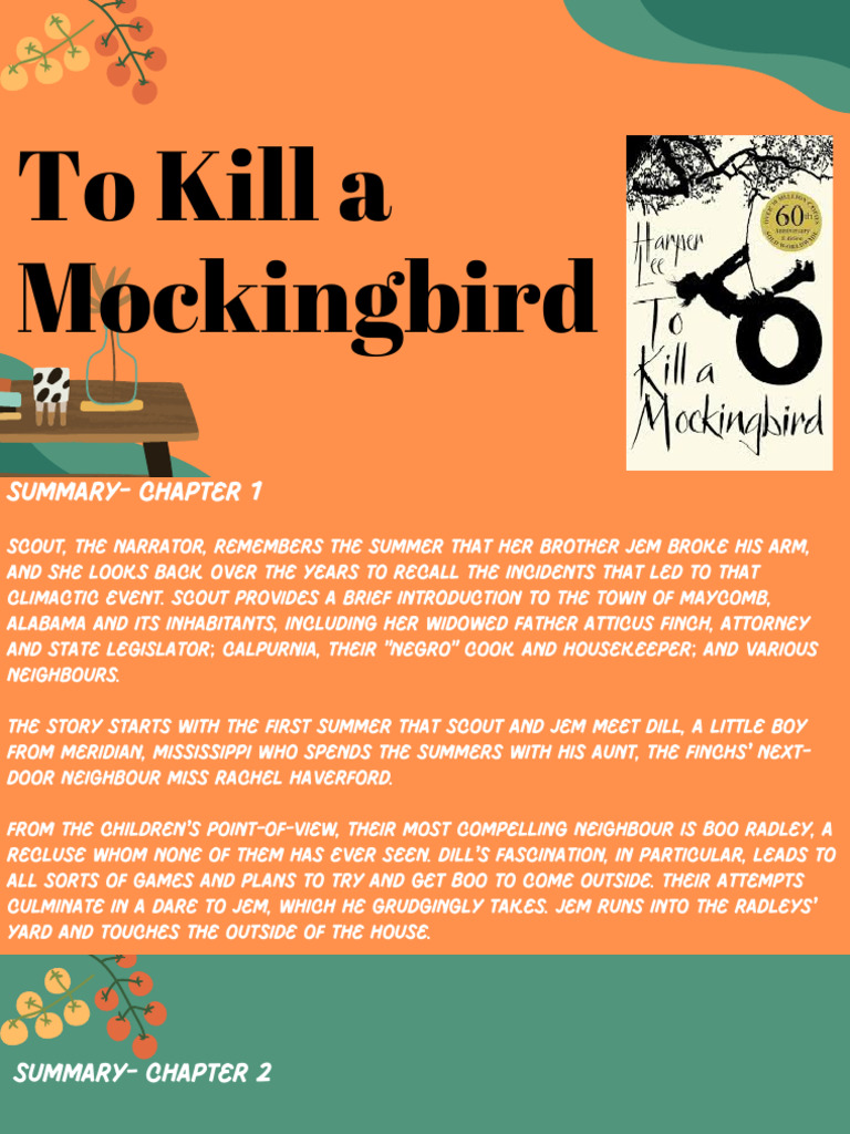 To Kill A Mockingbird CH 1-8 | PDF | To Kill A Mockingbird