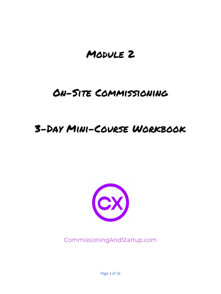 Module 2 Workbook | PDF
