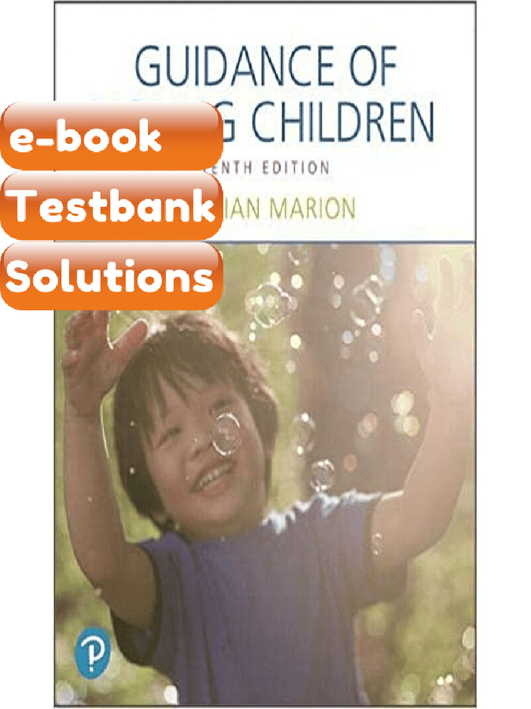 Testbank - Guidance of Young Children 10th Edition by Marian Marion ...