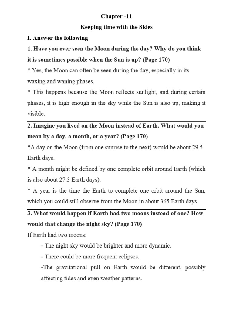 Chapter 11 | PDF | Moon | Astronomy