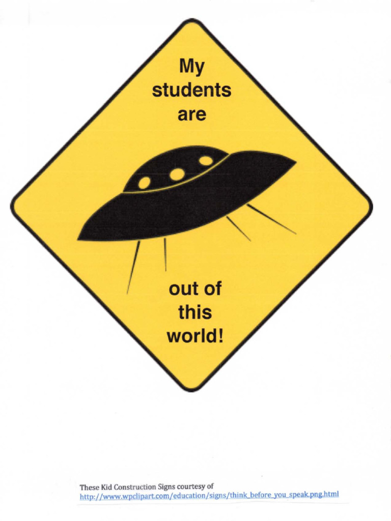 Student Road Signs Packet | PDF
