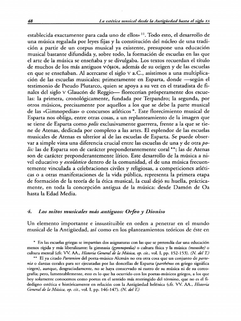 FUBINI, E. (2005 [1988]). La Estética Musical Desde La Antigüedad ...