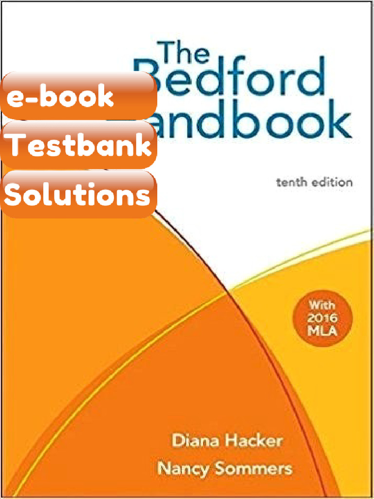 Ebook & Testbank The Bedford Handbook 10th Edition by Diana Hacker | PDF