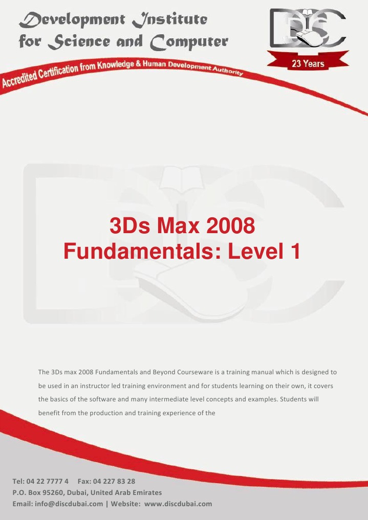 3D Max L1 Course Outline | PDF | 3 D Modeling | Autodesk 3ds Max