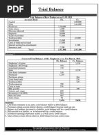 Preparing a Trial Balance Guide | PDF | Debits And Credits | Business ...