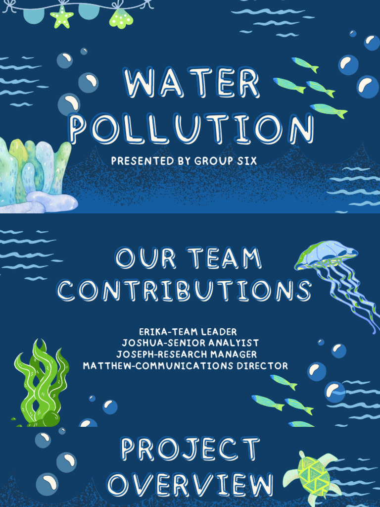 Water Pollution Presentation Canva | PDF