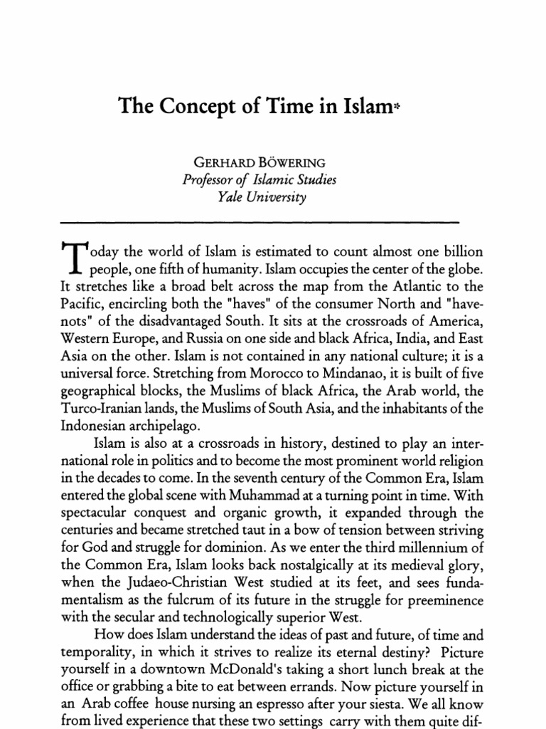 Islamic Time Concepts Explored | PDF | Sufism | Quran