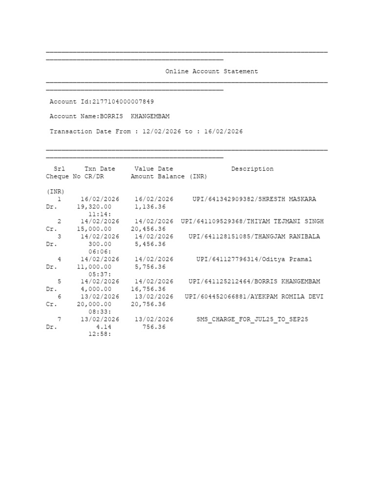Op Transaction History UX516!02!2026 | PDF
