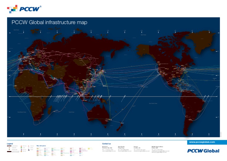 Global Telecom Infrastructure Map | PDF | Travel