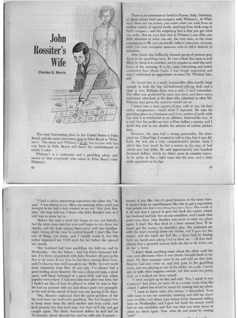 3 - John Rossiter's Wife - Text | PDF