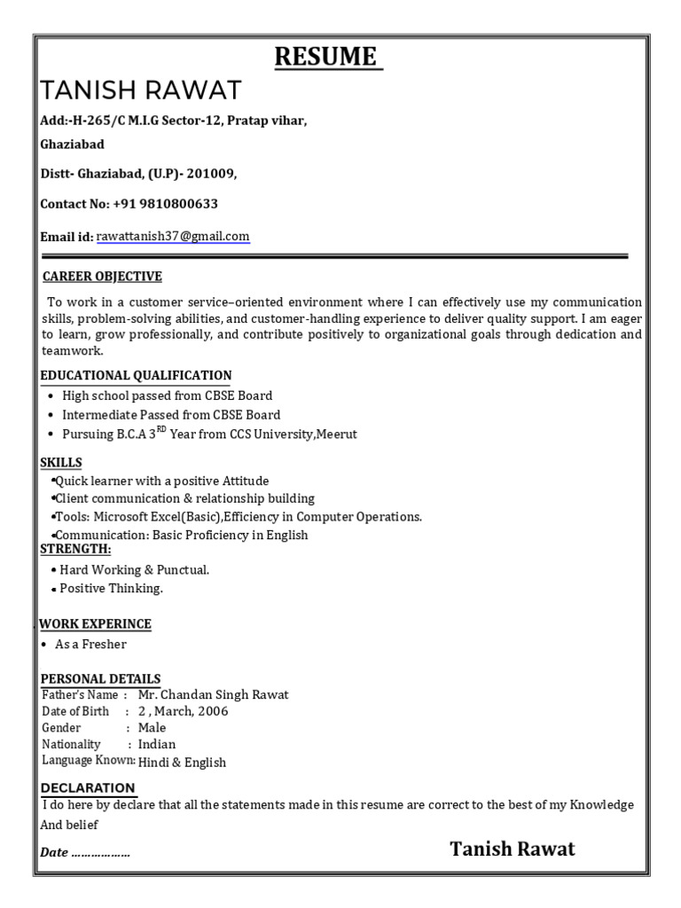 Tanish - CV - PDF - 20260107 - 151753 - 0000 PDF | PDF