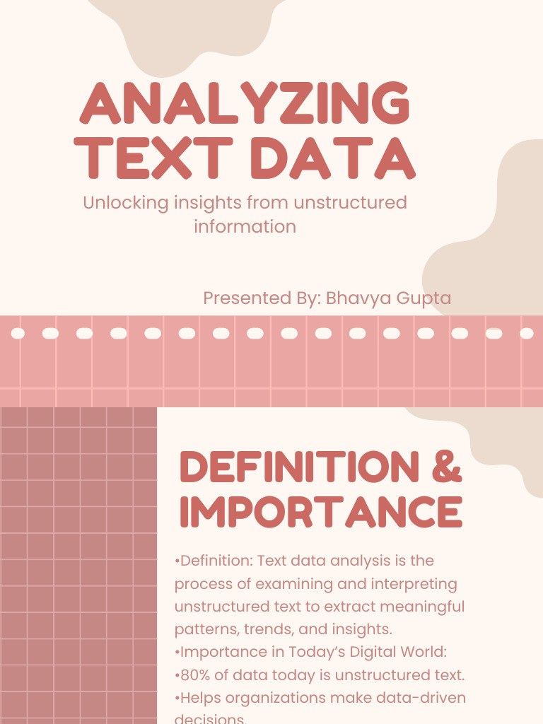 Analyzing Text Data PDF | PDF | Information Science | Computing