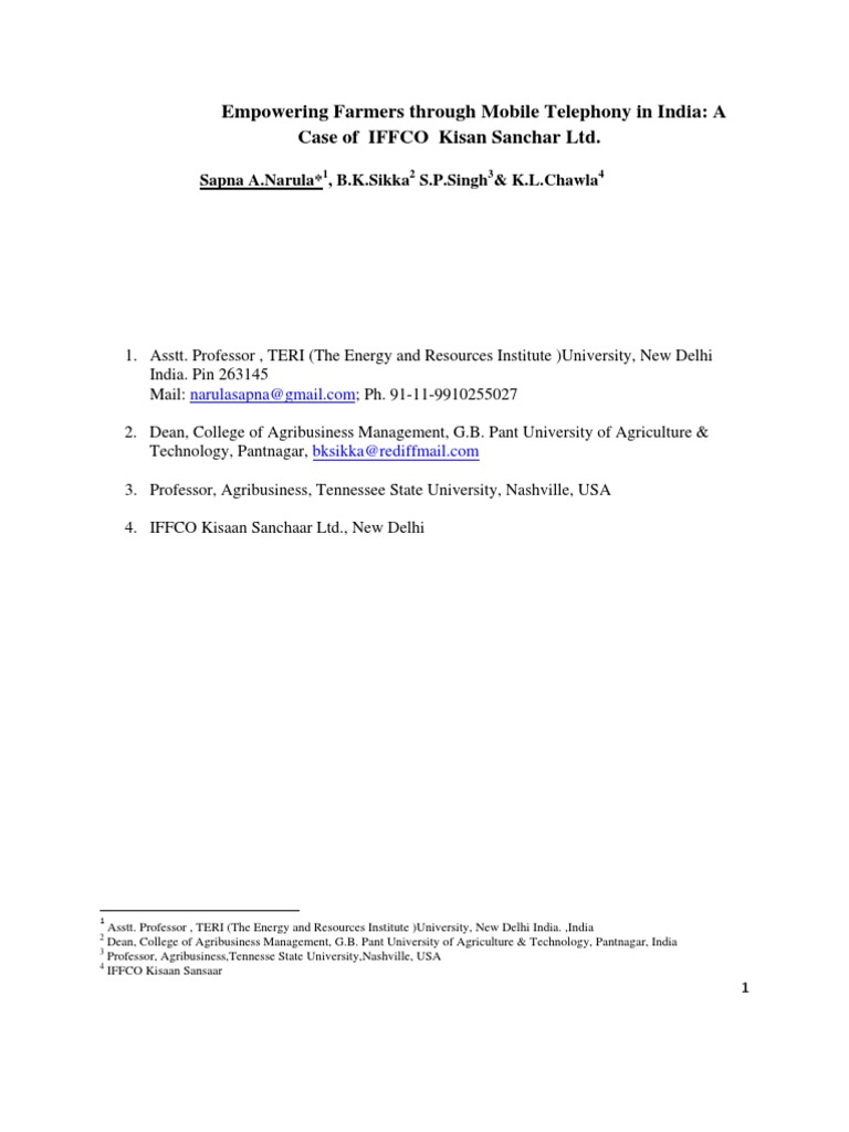 Iffco Case Study | PDF