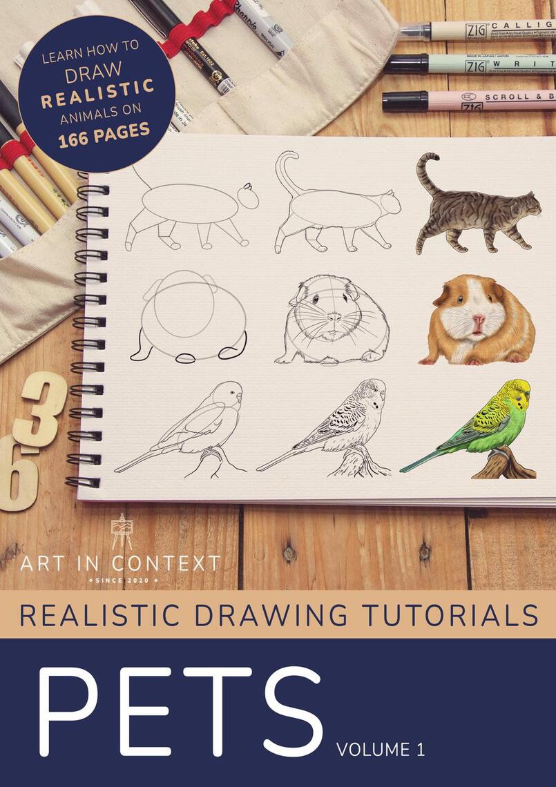 Realistic Drawing Tutorials Series by acrylgiessen.com, Martina ...