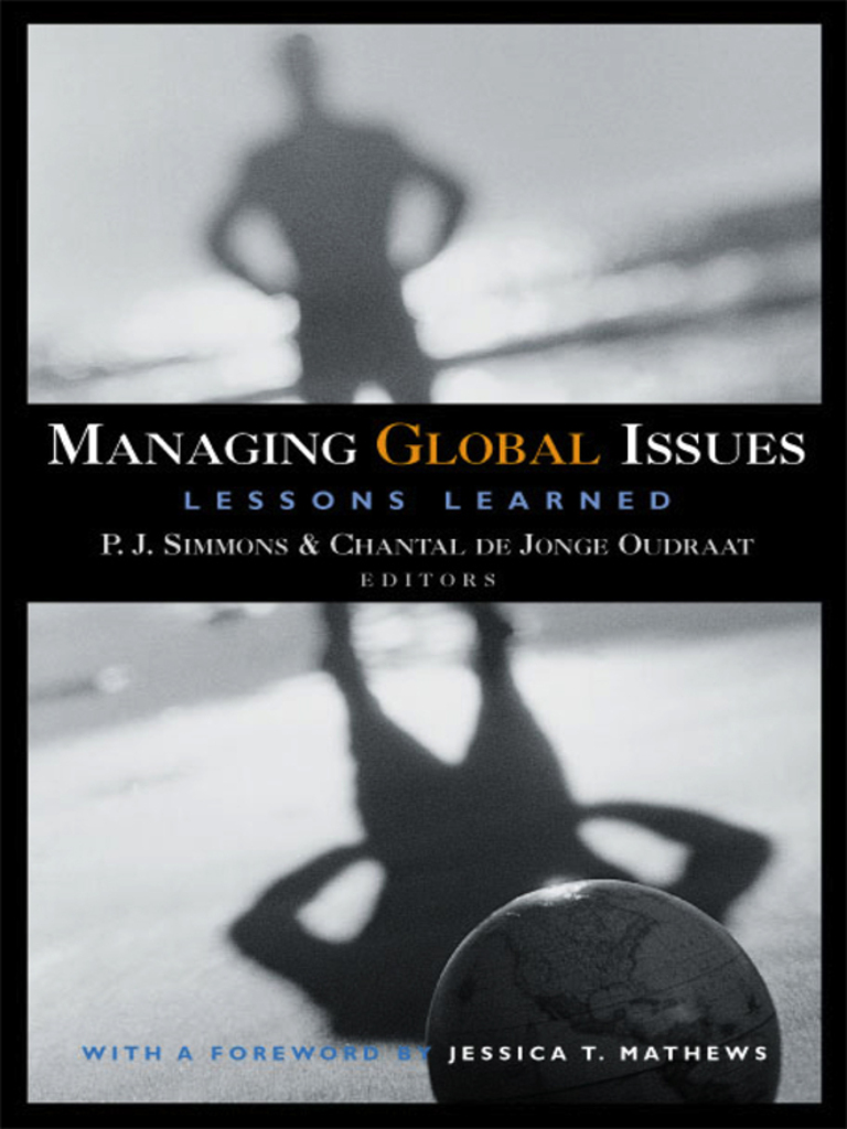 Managing Global Issues : Lessons Learned by P.J. Simmons - Ebook | Everand