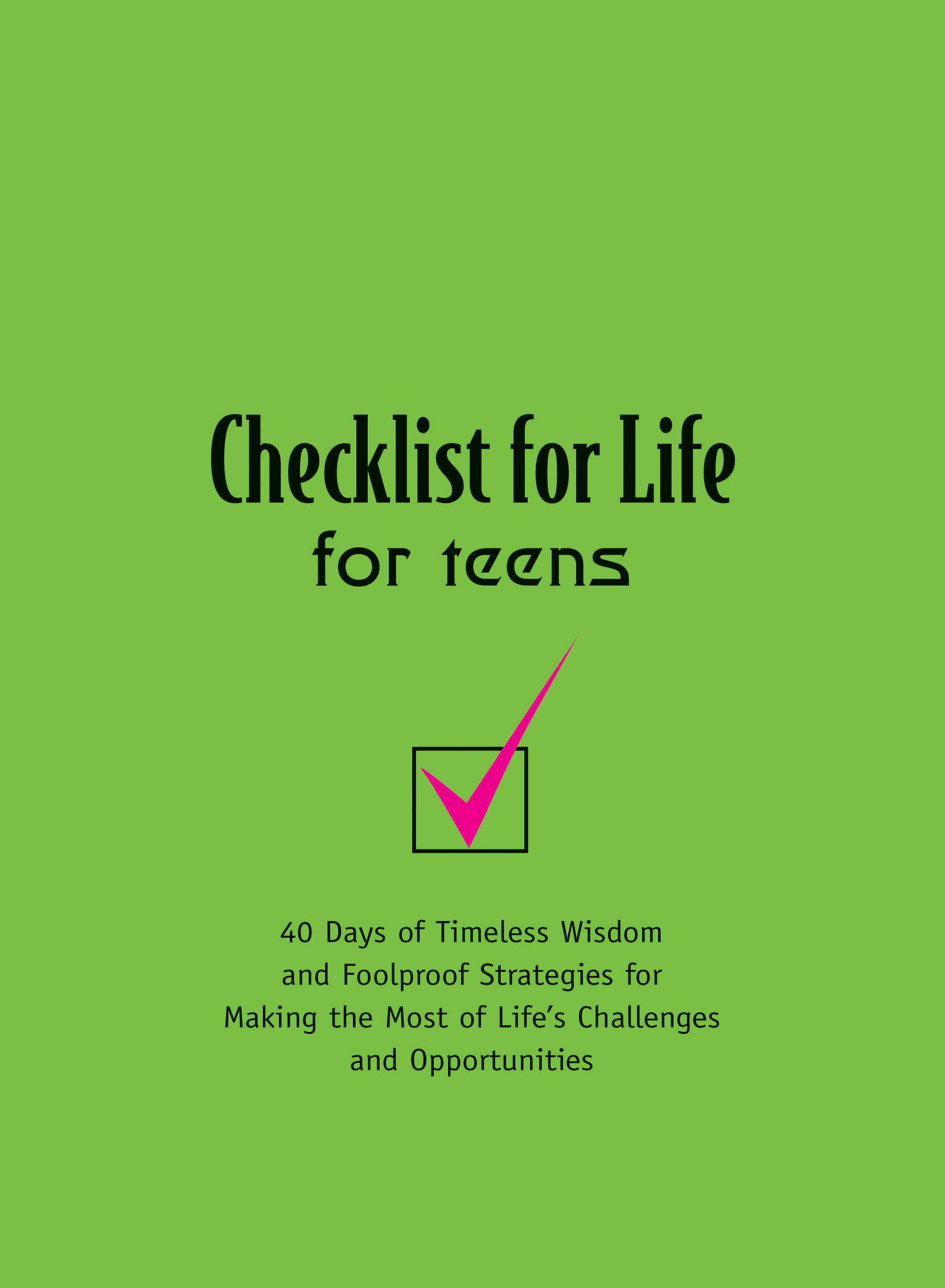 Checklist for Life for Teens by Checklist for Life (Ebook) - Read free ...