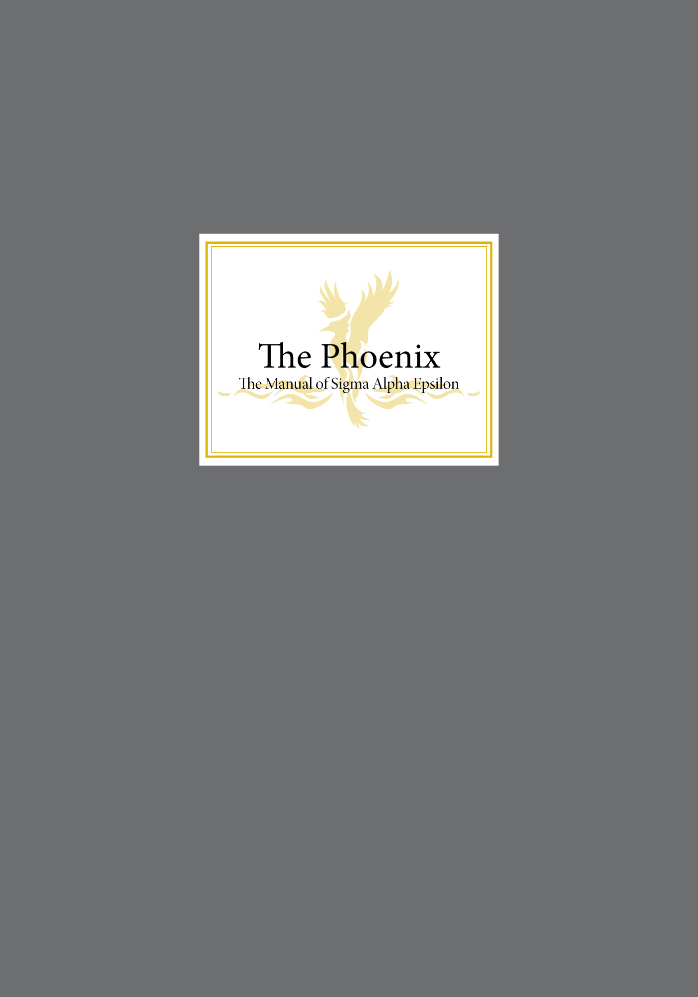 The Phoenix by Sigma Alpha Epsilon (Ebook) - Read free for 30 days