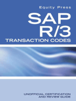 SAP Inventory Management Tcodes | PDF | Inventory | Information Science