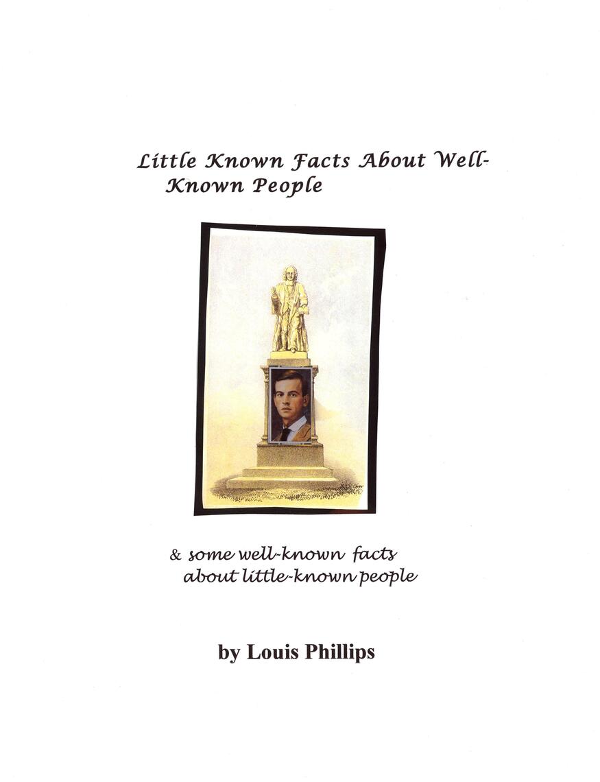 Little Known Facts About Well-Known People by Louis Phillips (Ebook ...