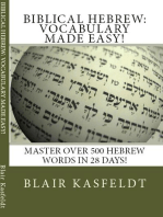 500 Hebrew Root Words | PDF