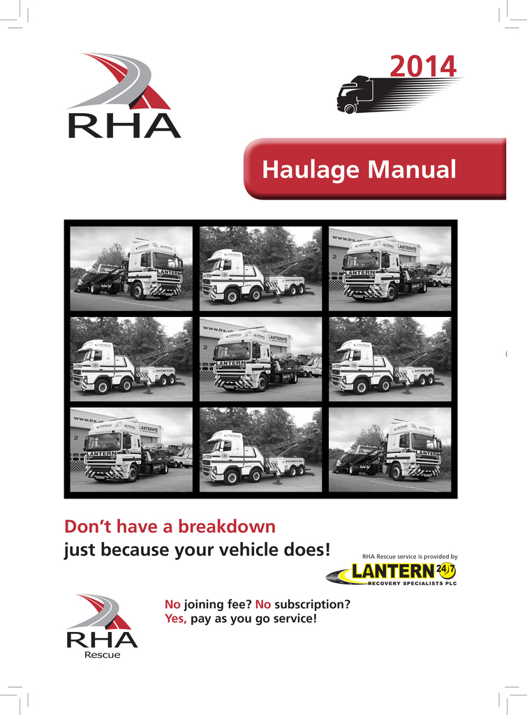 The Road Haulage Manual 2014 by The Road Haulage Association Limited ...