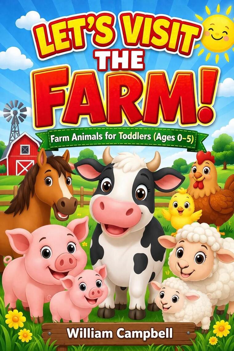 Let's Visit the Farm! A Children's eBook with Pictures of Farm Animals ...