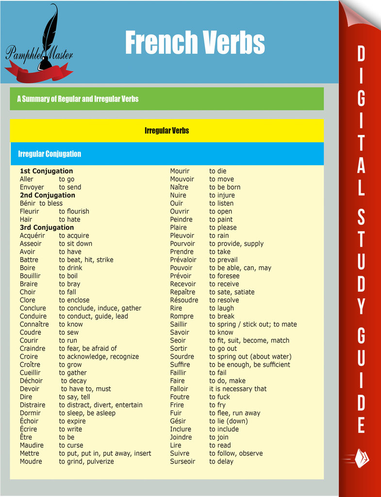 French Verbs by Pamphlet Master (Ebook) - Read free for 30 days