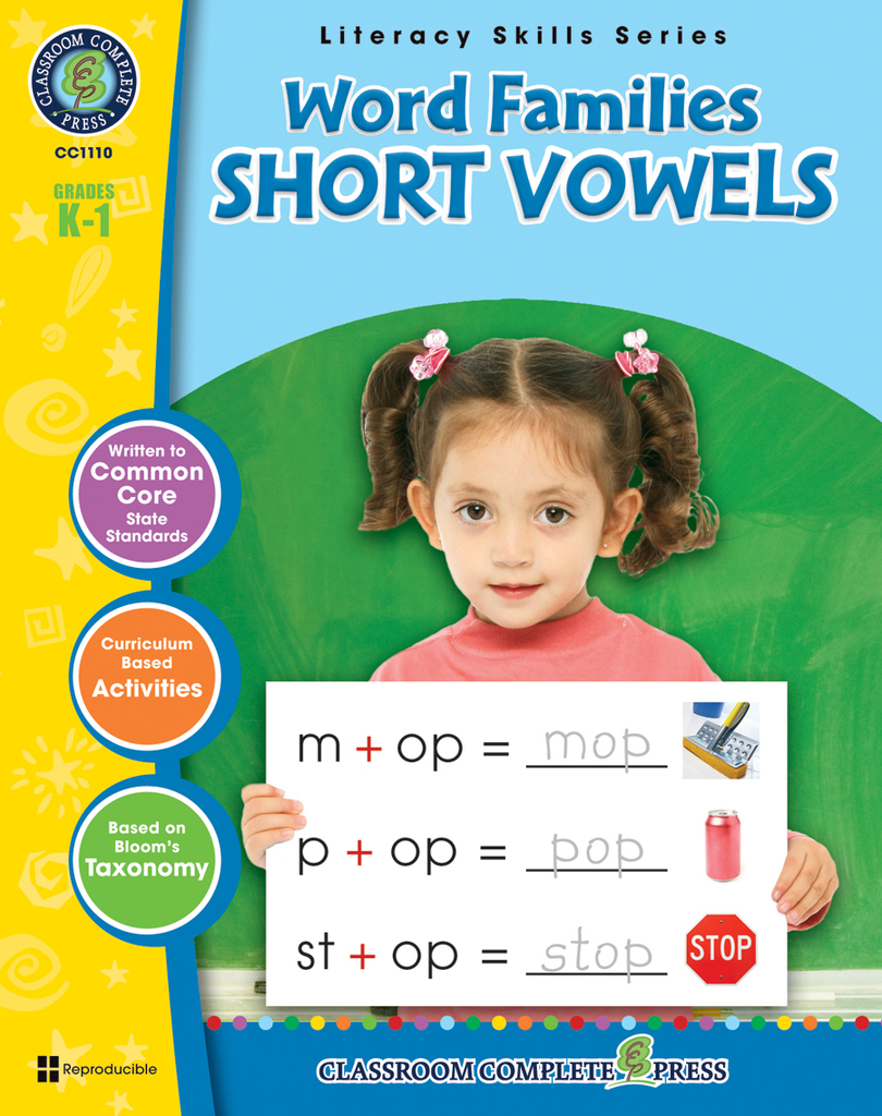 Word Families - Short Vowels Gr. PK-2 by Staci Marck - Ebook | Everand