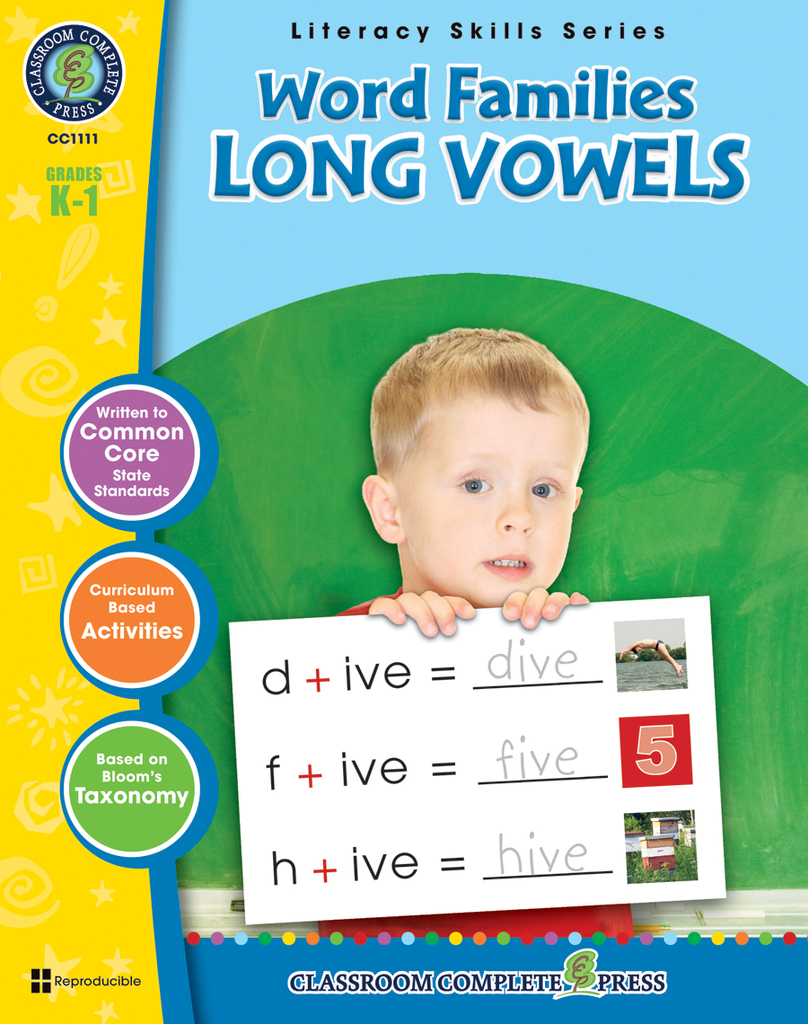 Word Families - Long Vowels Gr. PK-2 by Staci Marck - Ebook | Everand