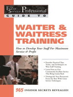 Server. Training Manual | PDF | Waiting Staff | Restaurants