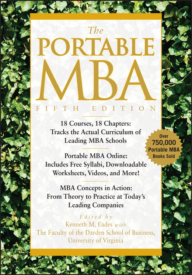 The Portable MBA by Kenneth M. Eades, Timothy M. Laseter, Ian Skurnik ...