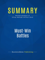 Must Win Battles | PDF | Leadership | Competitive Advantage
