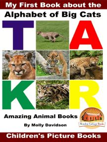 My First Book about the Alphabet of Big Cats: Amazing Animal Books ...